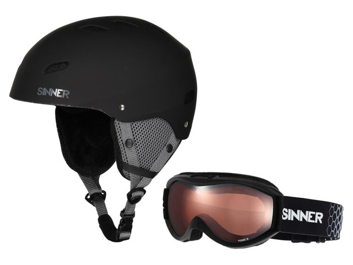 Sinner Combi-pack L Bingham Skihelm & Toxic Skibrille