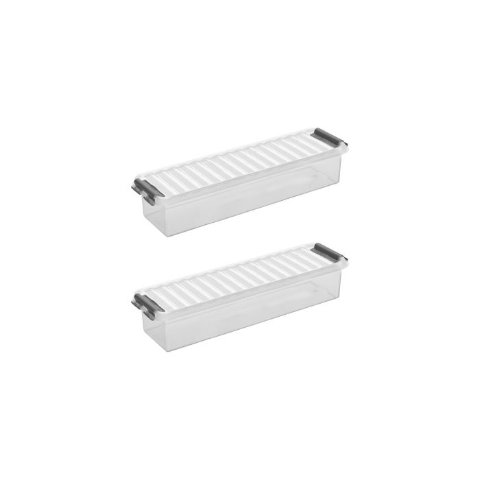 Sunware Q-line 0,9 Liter 2er-Set Aufbewahrungsboxen