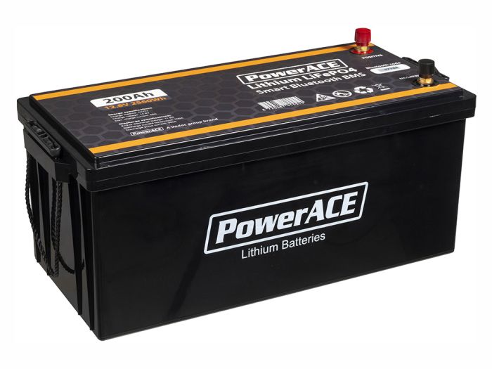Zweite Chance Powerace Lithium 200 Ah Batterie