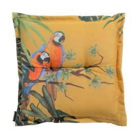 Madison Riff Gelb 50x50 Sitzkissen