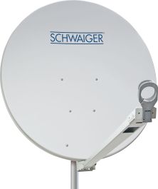 Schwaiger SPI1000.0 100 cm hellgrauer Alu-Spiegel
